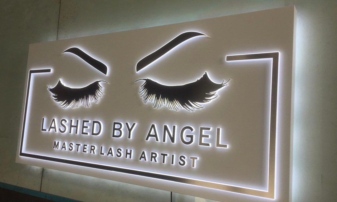 LED Backlit Sign 3D Logo Metal , 3d Metal Led Logo Sign , Illuminated ...