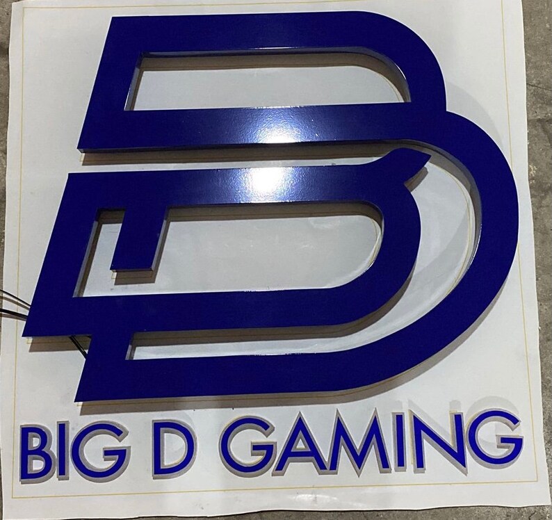 Custom Laser Cut Logo Sign 3D Metal 3D Logo With Raised 3D - Etsy