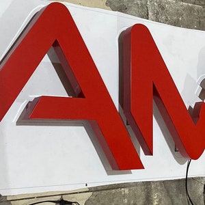 3D Metal Laser Cut Logo Sign , 3D Business Sign , Beauty Salon Sign ...