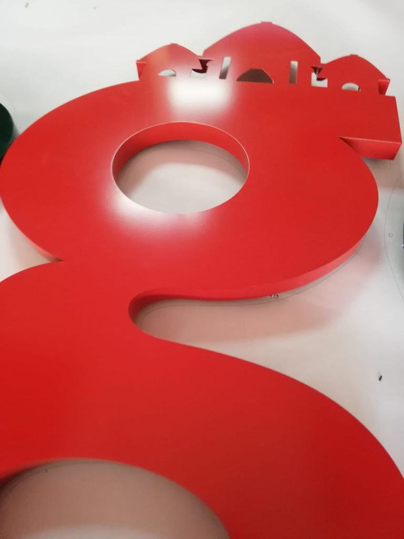 3d Gold Sign Custom Gold Shiny Backlit Background Light 3D - Etsy