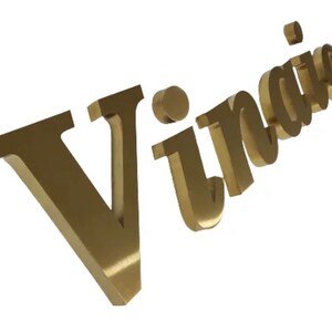 Custom Laser Cut Logo Sign 3D Metal , 3D Logo With Raised 3D Sign , 3D ...