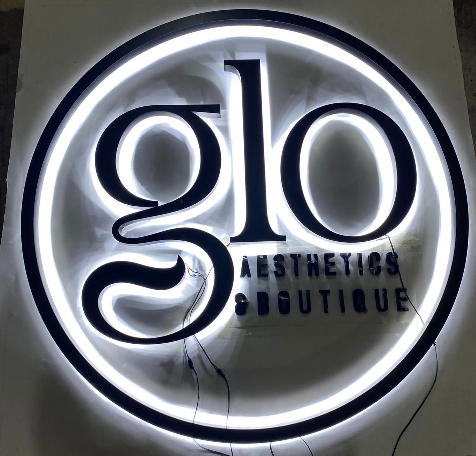 Office Sign Custom Sign Led Logo Sign Personalized Sign Shop Sign - Etsy