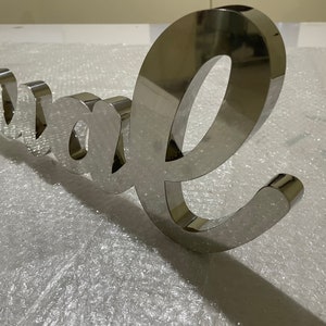 Custom Laser Cut Logo Sign 3D Metal , 3D Logo With Raised 3D Sign , 3D ...