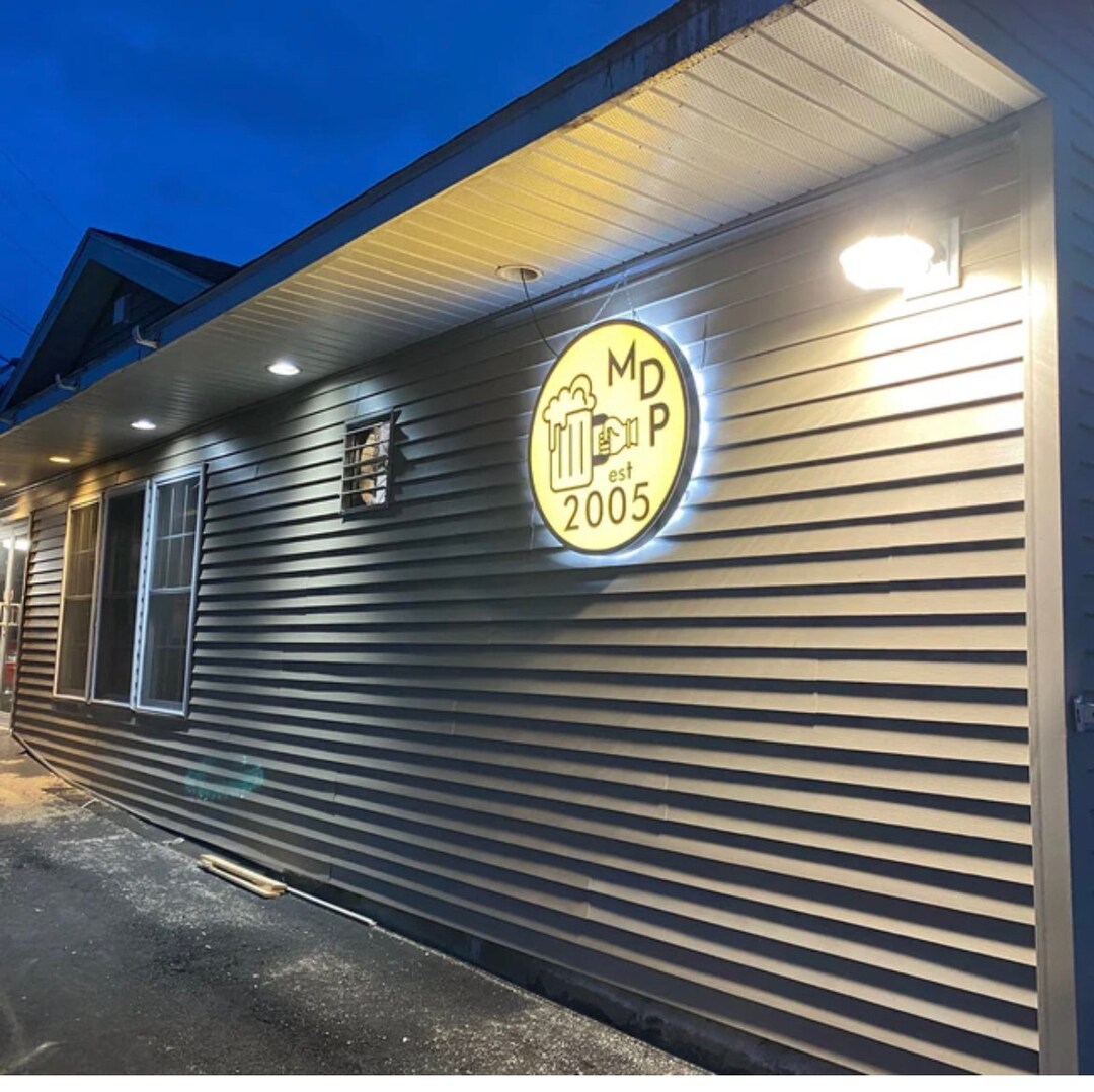 Outdoor Backlit Sign , Metal Backlit Sign , Custom Logo Led Light ...