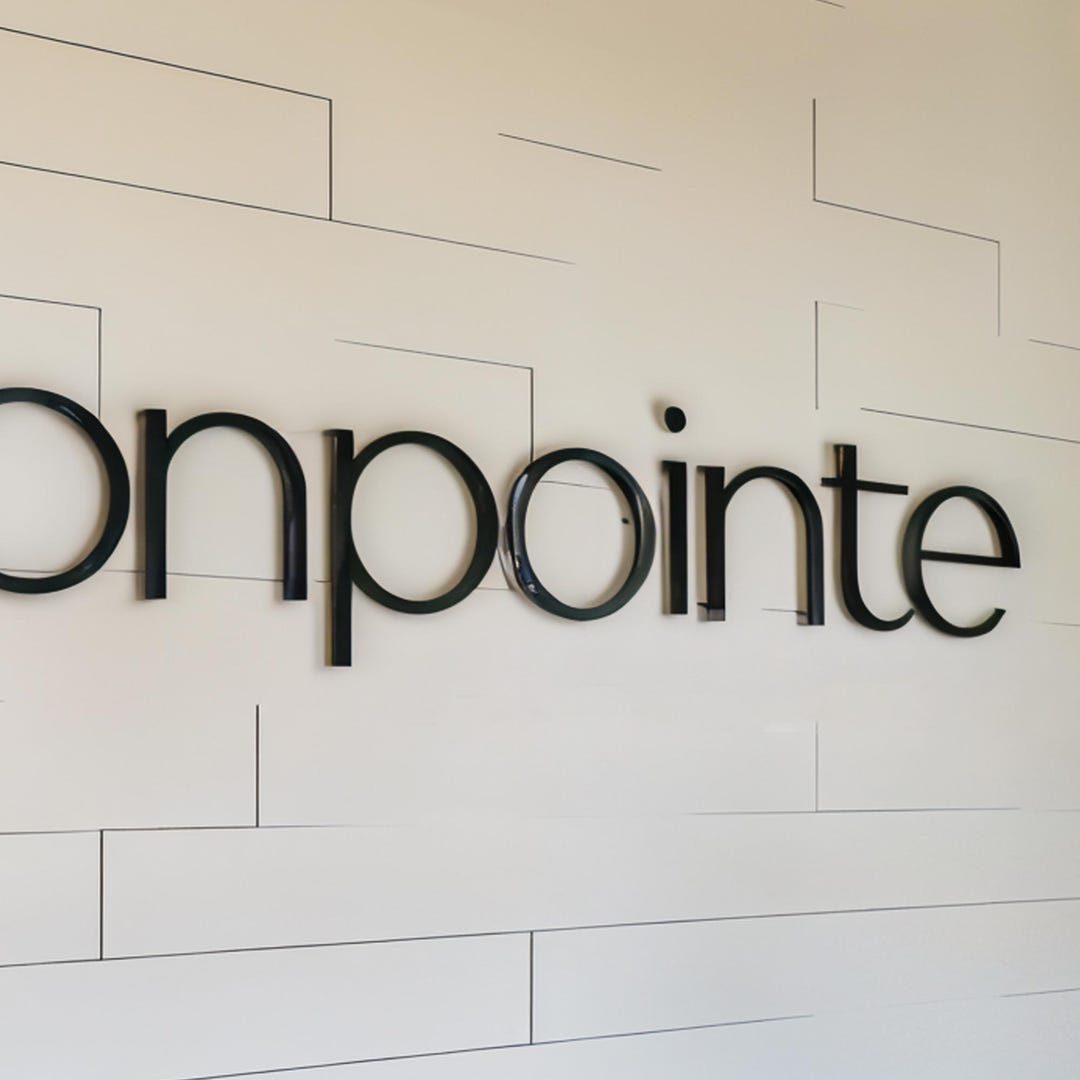 3D Raised Letter Custom Small Business Wall Logo, Personalized 3D ...