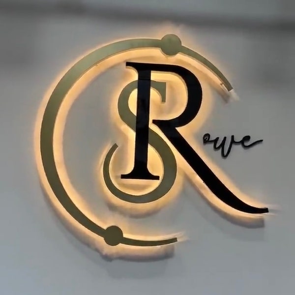 Illuminated Logo Sign - Etsy