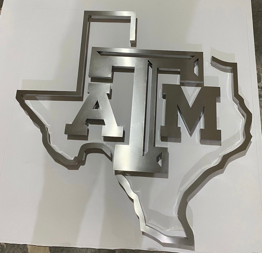 Custom Laser Cut Logo Sign 3D Metal , 3D Logo With Raised 3D Sign , 3D ...