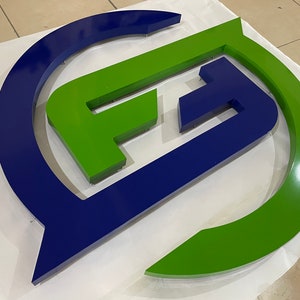 3D Custom Office Wall Decor Sign 3D Logo , Sign for Business , Custom ...