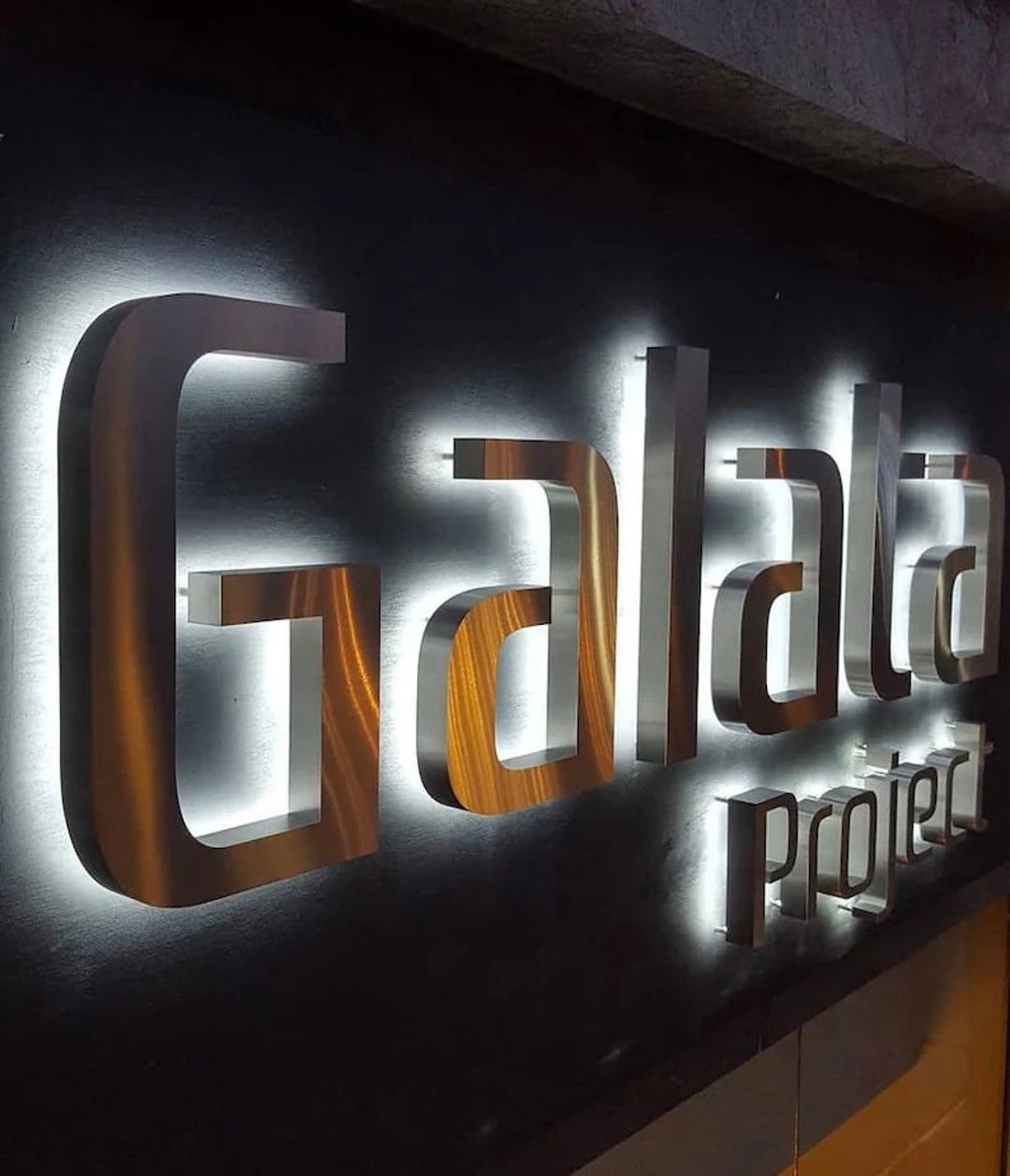 Led Sign Custom Metal Sign , 3d Logo Backlit Sign, Custom Signs for ...