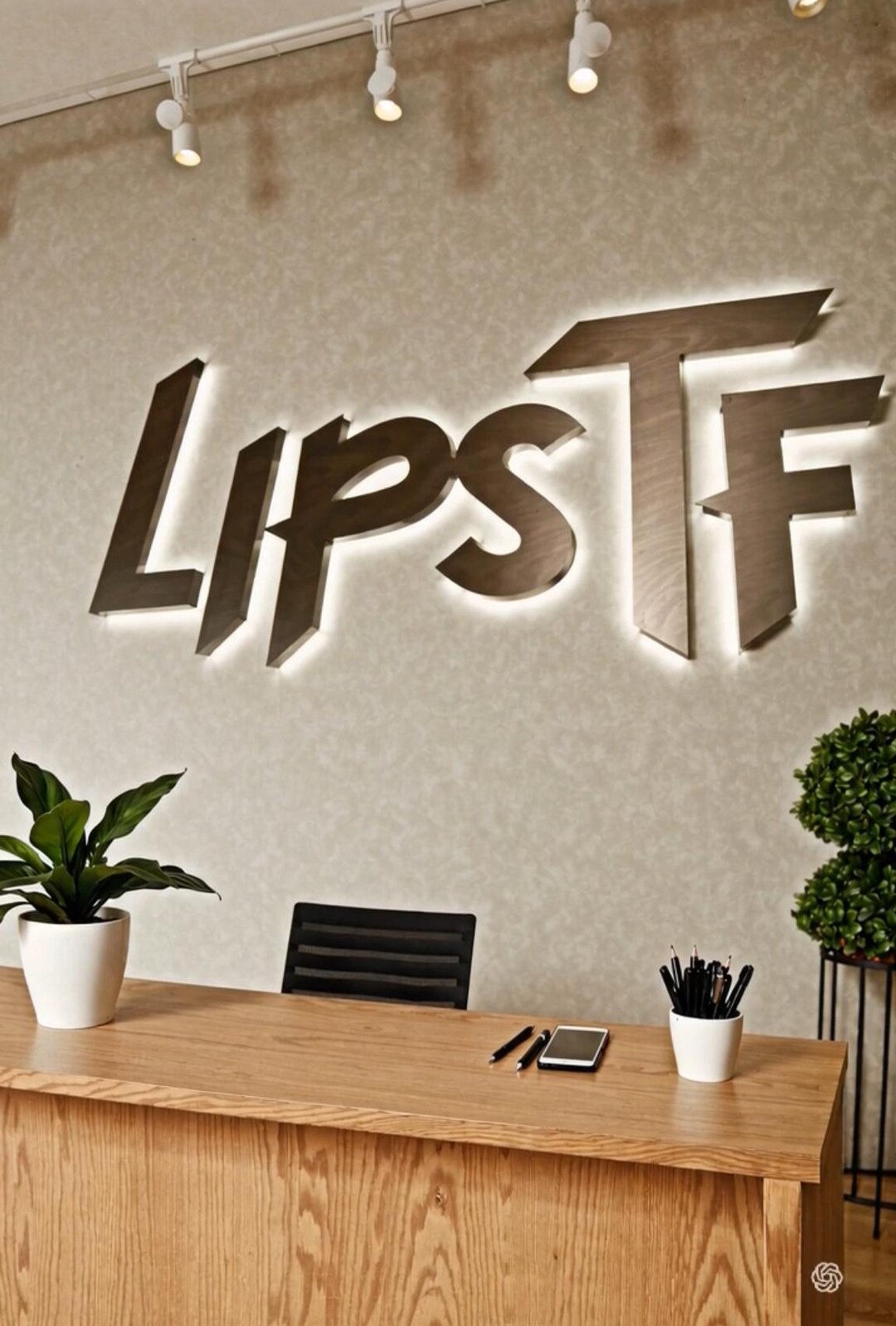 Custom Backlit LED Logo Sign , 3D Metal Lighted Business Sign ...