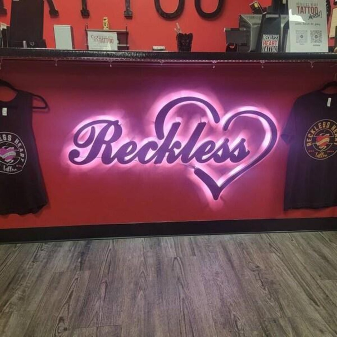 Custom 3D Metal LED Backlit Logo Sign – Premium Illuminated Business ...