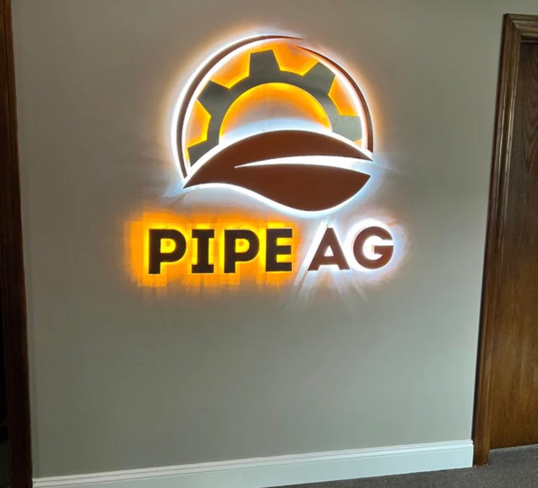 Business Logo Sign , Backlit Logo Sign , Led Backlit Sign , Business ...