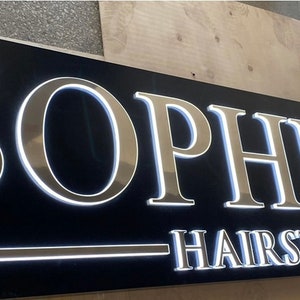 Store Front Sign , Outdoor Backlit Sign , Custom Led Sign , 3D Metal ...