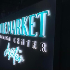 3D Led Sign, Sign Custom for Office Sign Backlit Logo 3D , Halo Lit ...