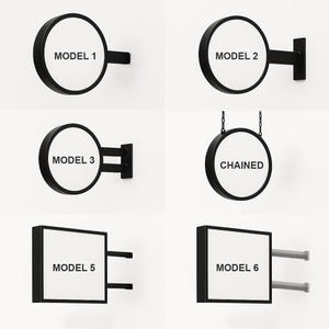 Exterior Double Sided Sign , Light Box Store Front Sign , Outdoor Sign ...