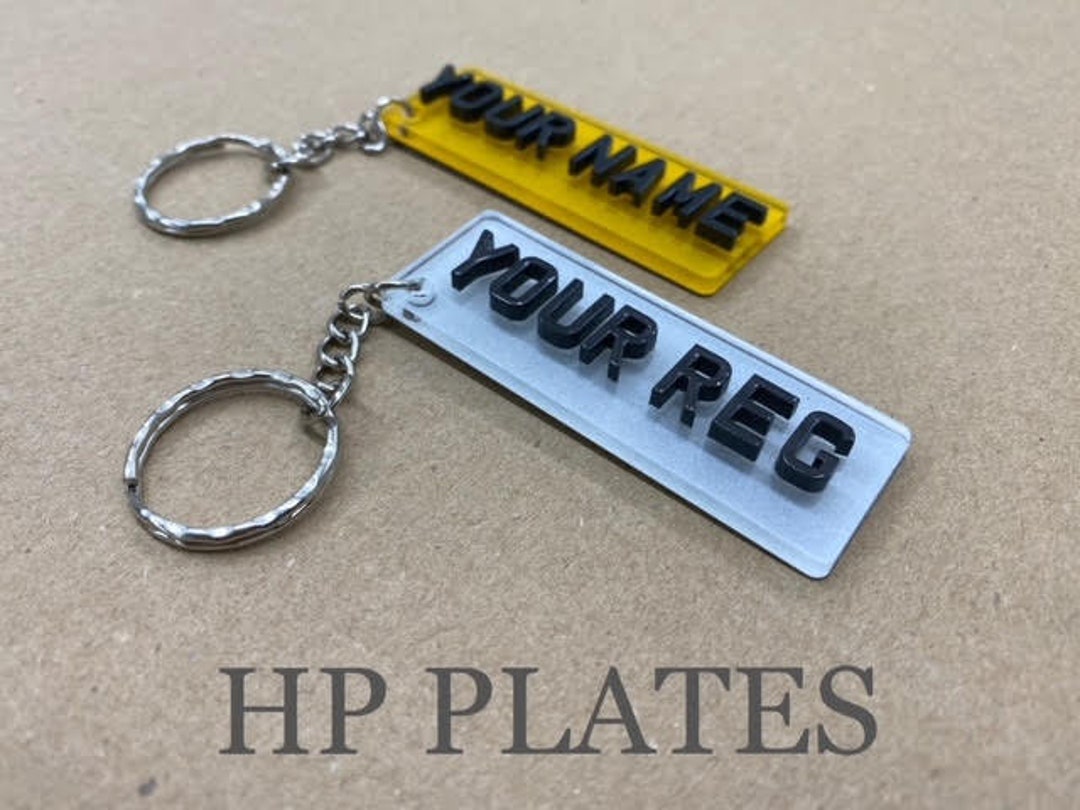 4D Laser Cut Personalized Key Ring - Etsy UK