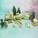 Ceramic Handpainted Bunnyville Bunny Village House Easter - Etsy