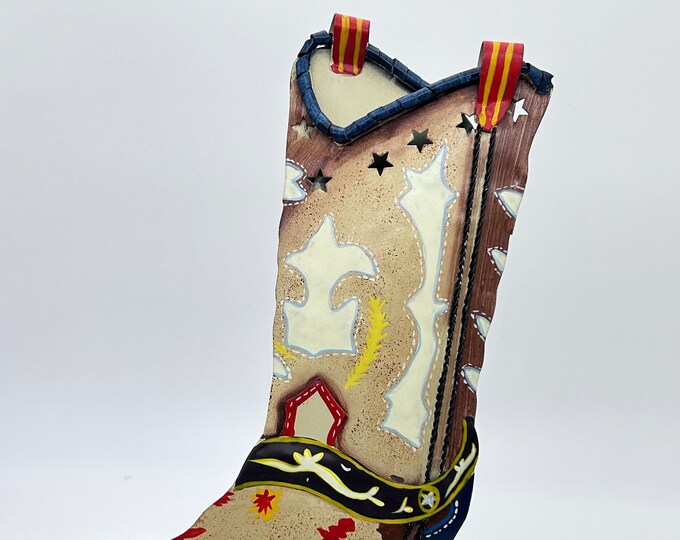 Vintage Western Boot Wall Decor - Etsy