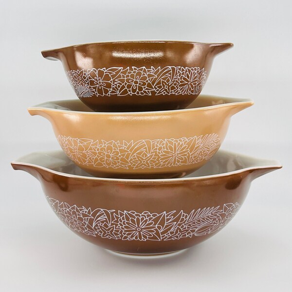 Brown Pyrex Bowls - Etsy
