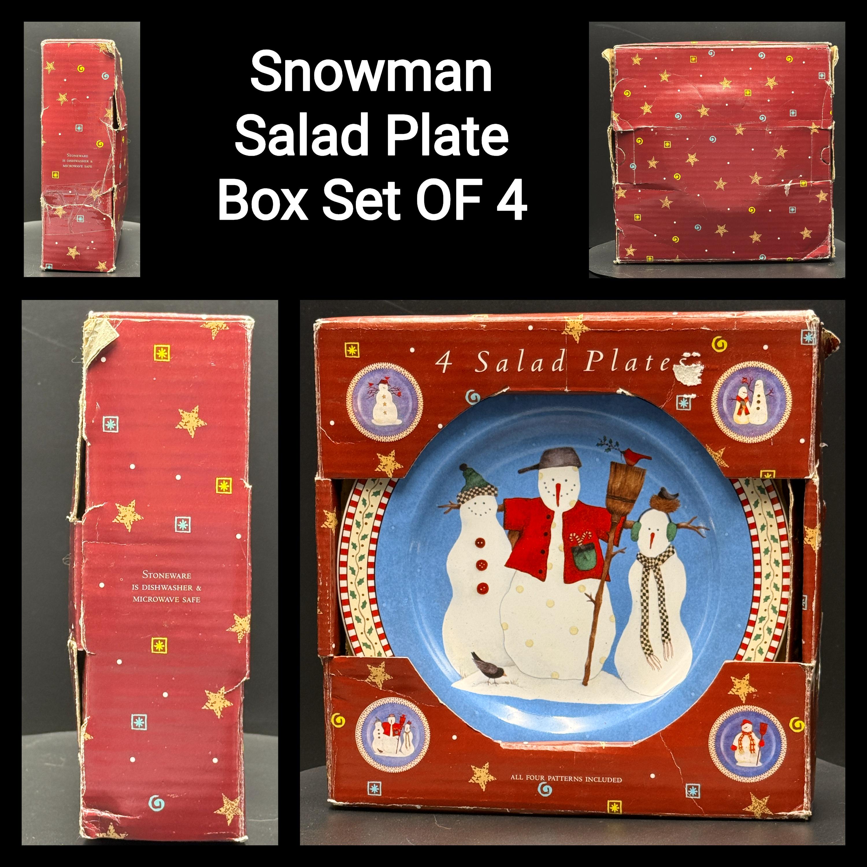 Vintage - Debbie Mumm - Sakura Snowman Dinnerware – Christmas ...