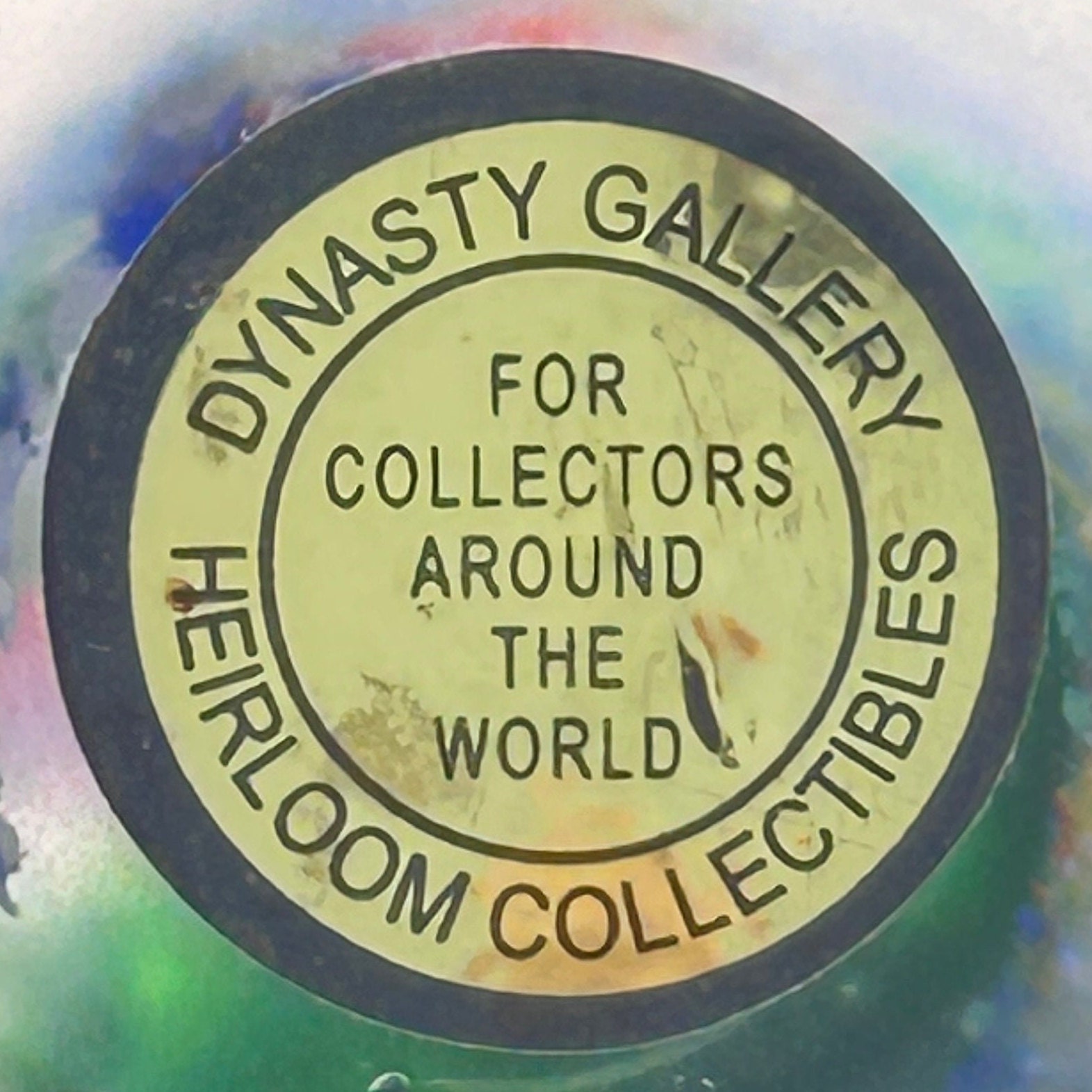 Vintage Dynasty Gallery Heirloom Collectibles Cobalt Blue Teapot Under ...