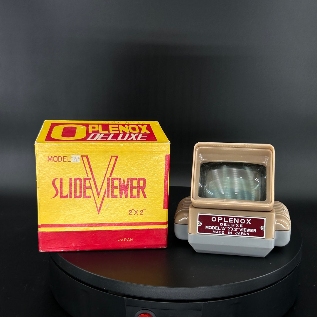 Vintage - Oplenox Deluxe Slide Viewer - 2" X 2" Slides - Etsy