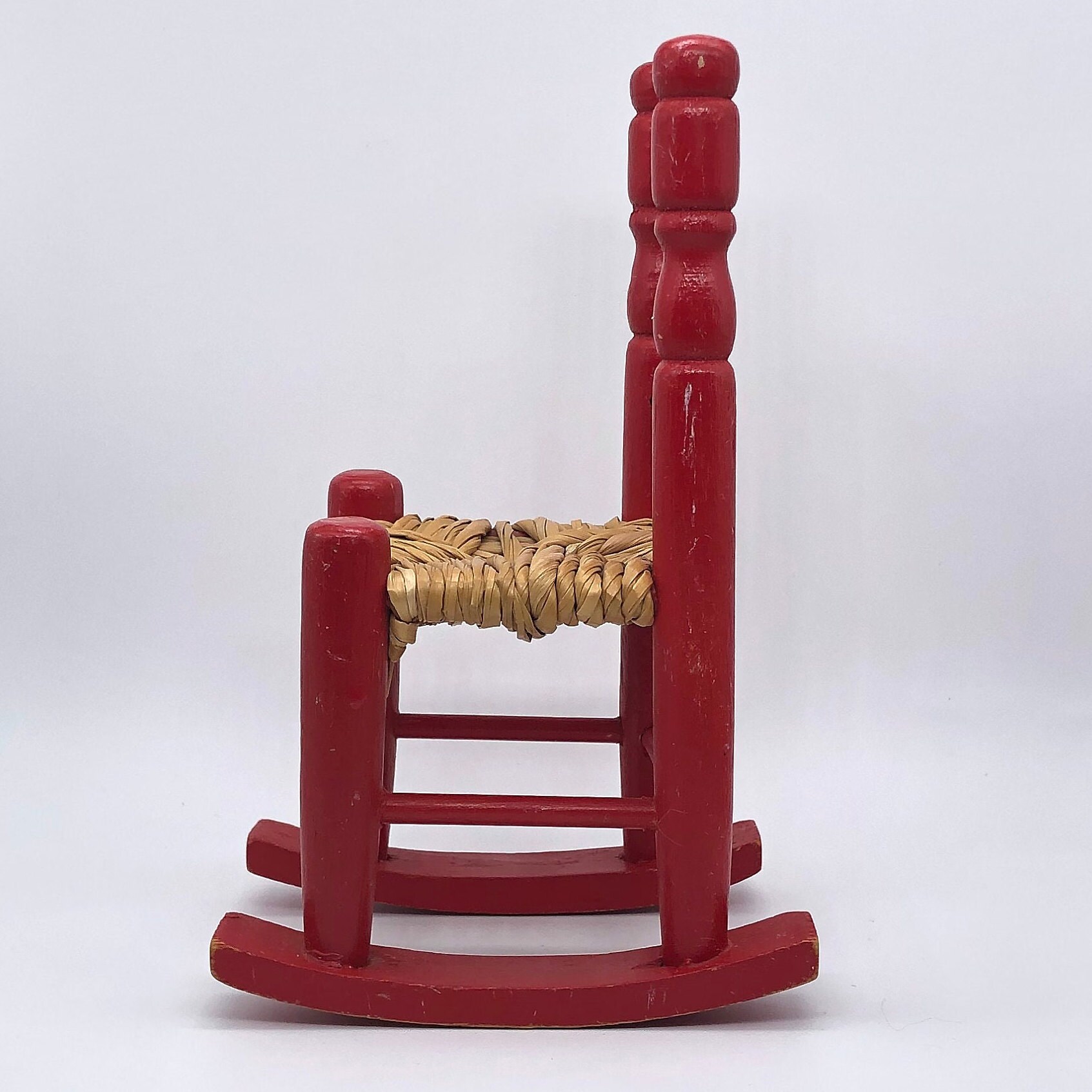 Vintage Doll/teddy Bear Rocking Chair Doll House - Etsy