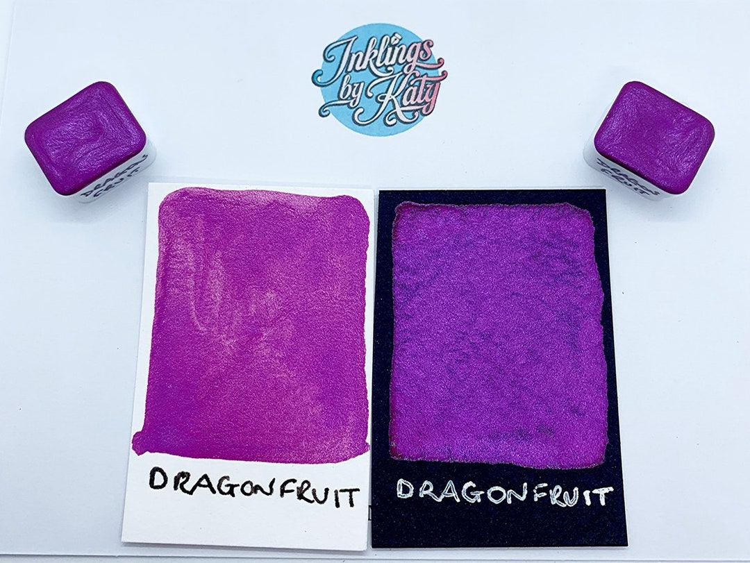 Dragonfruit | Handmade Watercolour Vegan Metallic Shimmer Paint ...