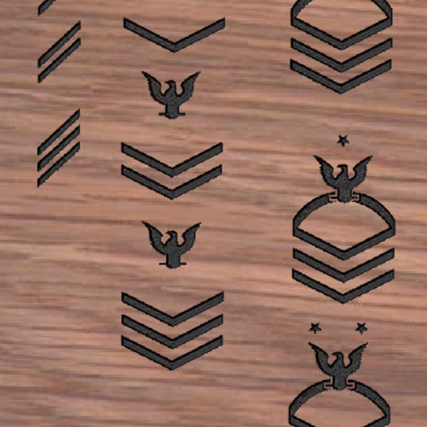 Military Rank Cnc File - Etsy