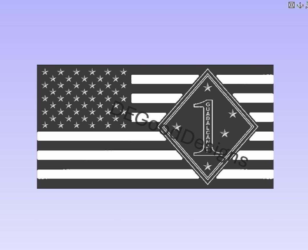 USMC 1st Marine Division, Marine Ega,svg Crv Dxf Digitial Download File ...