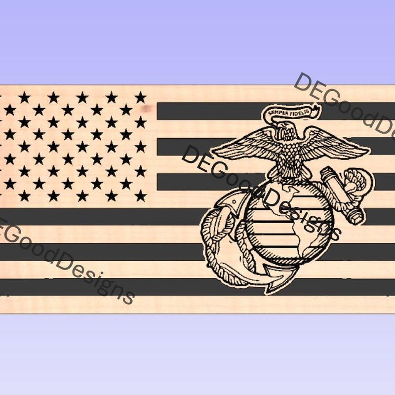 Marine Flag - Etsy