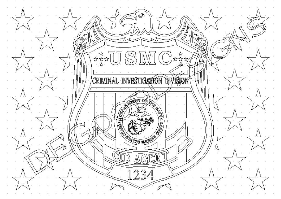 US Marine Corp CID Flag, USA Flag Svg Crv Dxf Digitial Download File ...