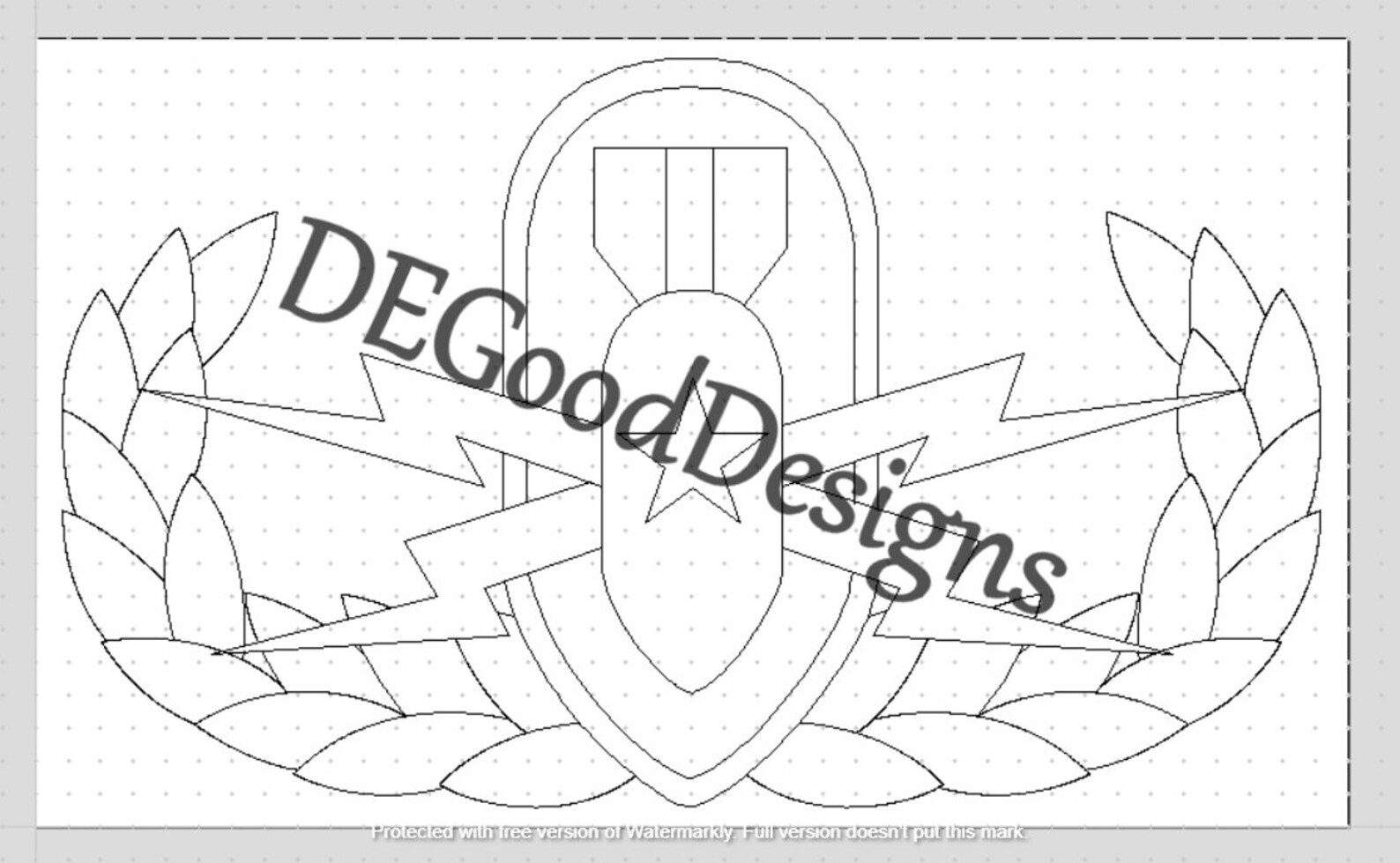 Senior EOD Badge, Bomb Tech, Crab, SVG CRV Dxf Digitial Download File ...
