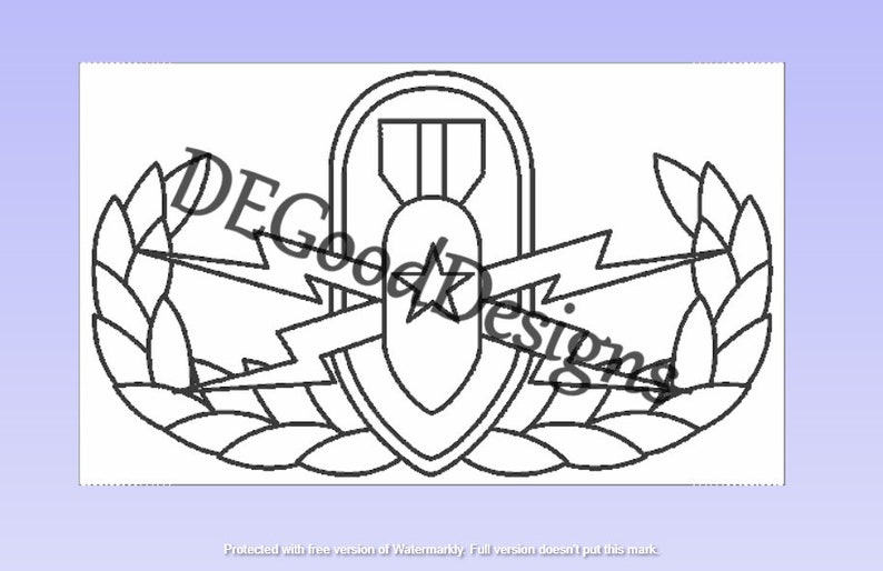 Senior EOD Badge, Bomb Tech, Crab, SVG CRV Dxf Digitial Download File ...
