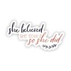 CLEAR Good Enough Sticker Positive Affirmations Vinyl Sticker Water ...