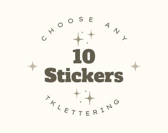 Choose Any 3 Stickers, Pick Your Own Sticker Set, Custom Sticker Pack ...