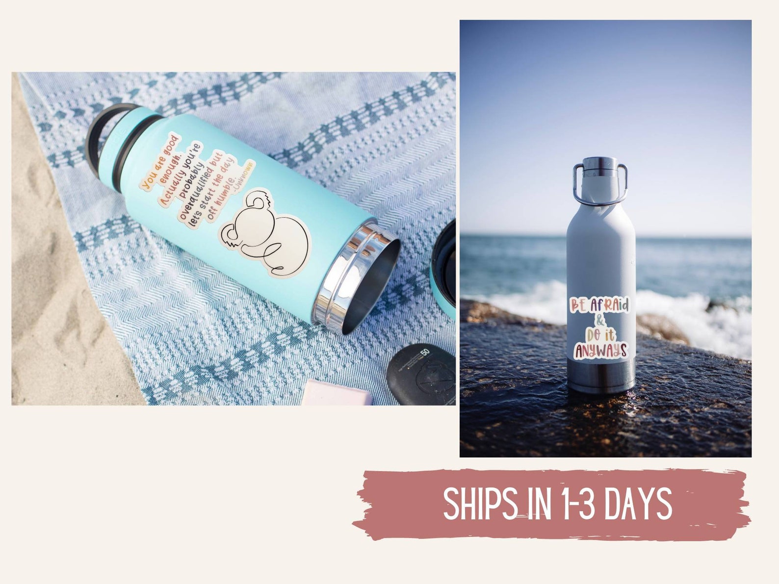 CLEAR Good Enough Sticker Positive Affirmations Vinyl - Etsy