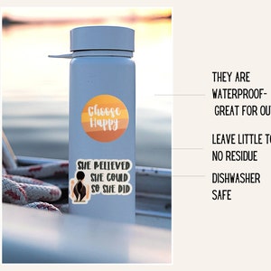 CLEAR Good Enough Sticker Positive Affirmations Vinyl - Etsy