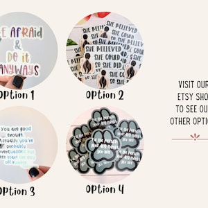 CLEAR Good Enough Sticker Positive Affirmations Vinyl - Etsy