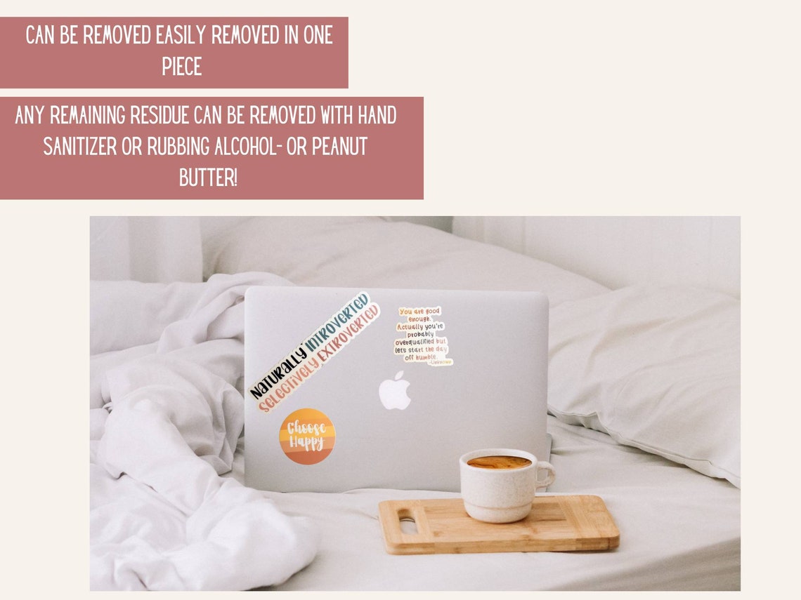 CLEAR Good Enough Sticker Positive Affirmations Vinyl - Etsy