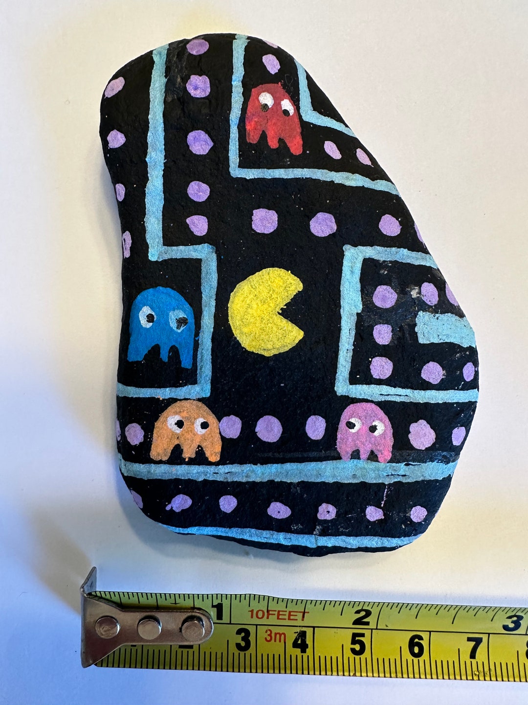 Kindness Rock pac-man - Etsy