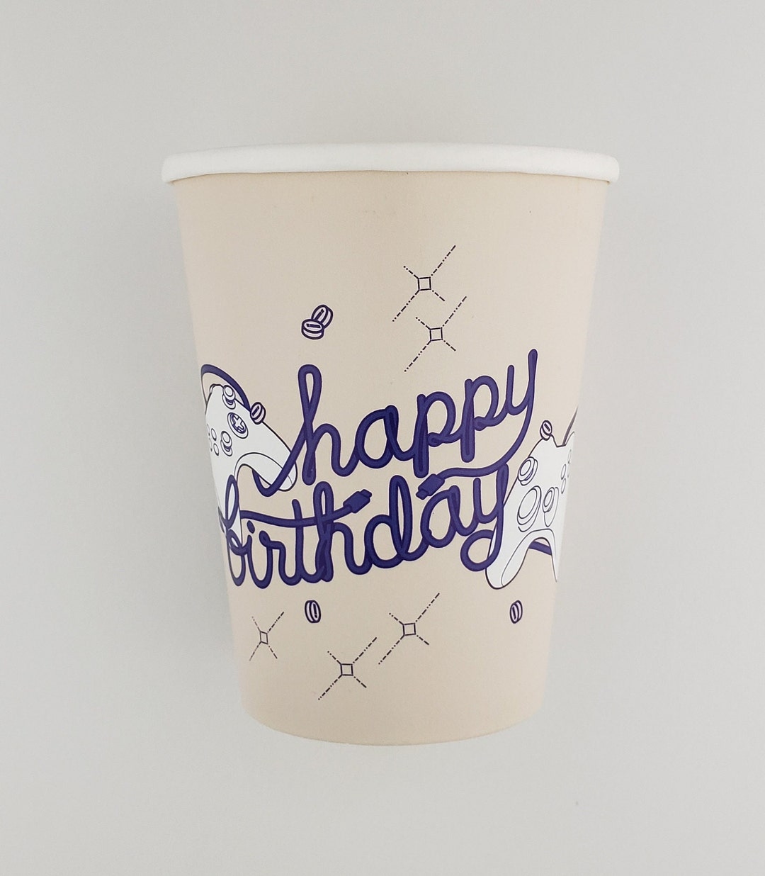 Video Game-paper Cups- 16 Cups (2 X 8 Pack)- Teenage Party Theme, Video ...
