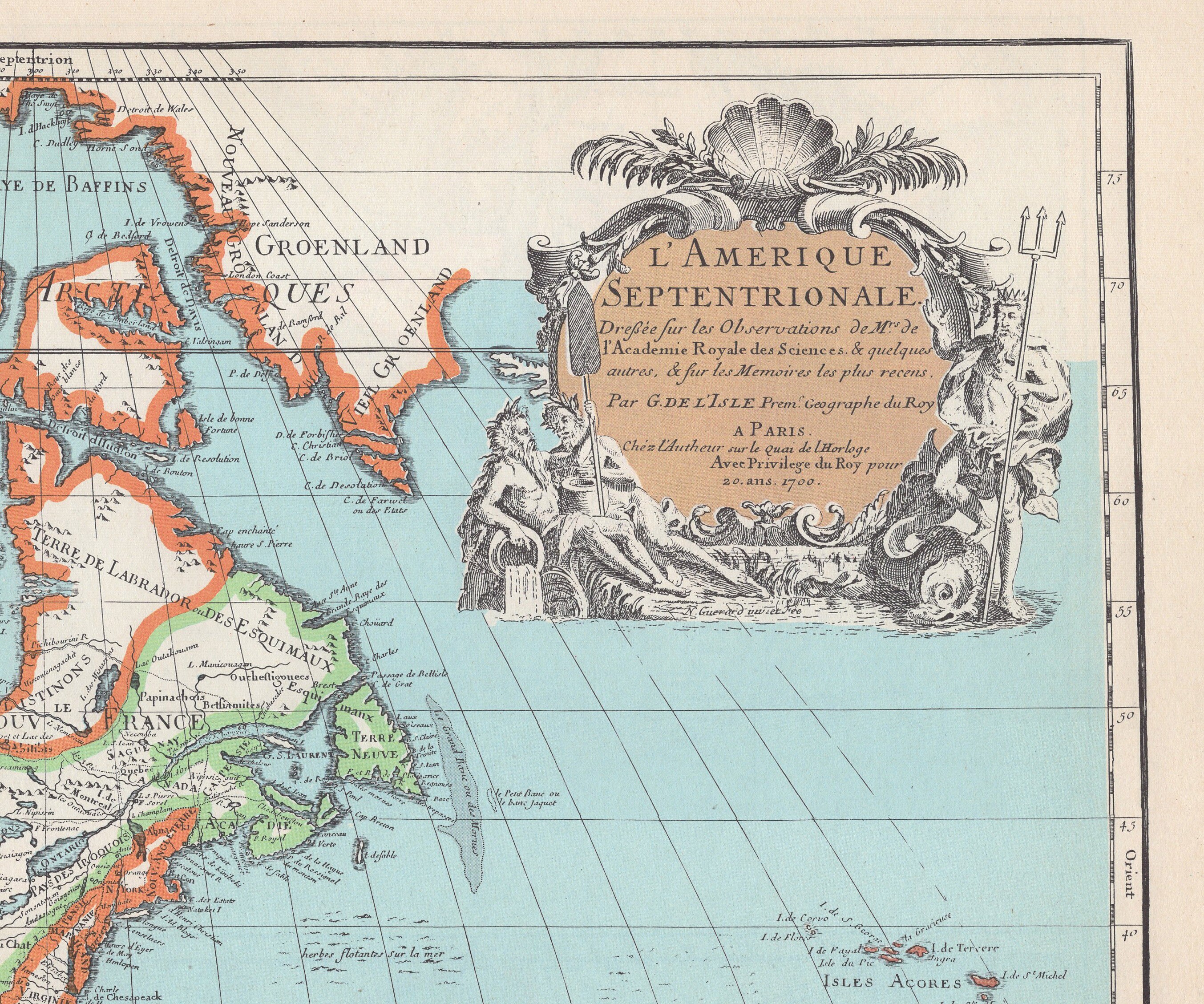 1700s Map of North America | Antique & Vintage | Digital Download - Etsy