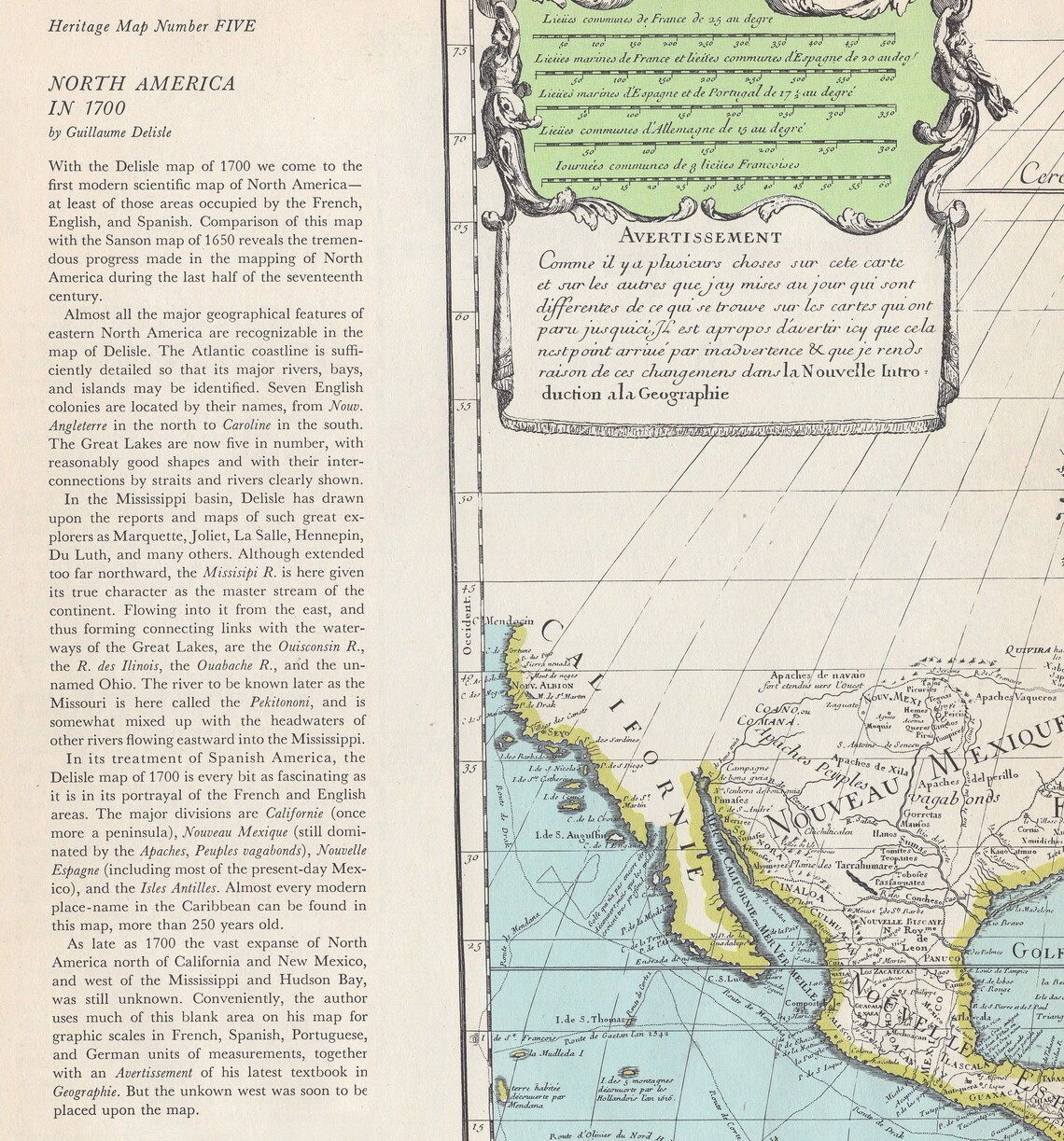 1700s Map of North America | Antique & Vintage | Digital Download - Etsy