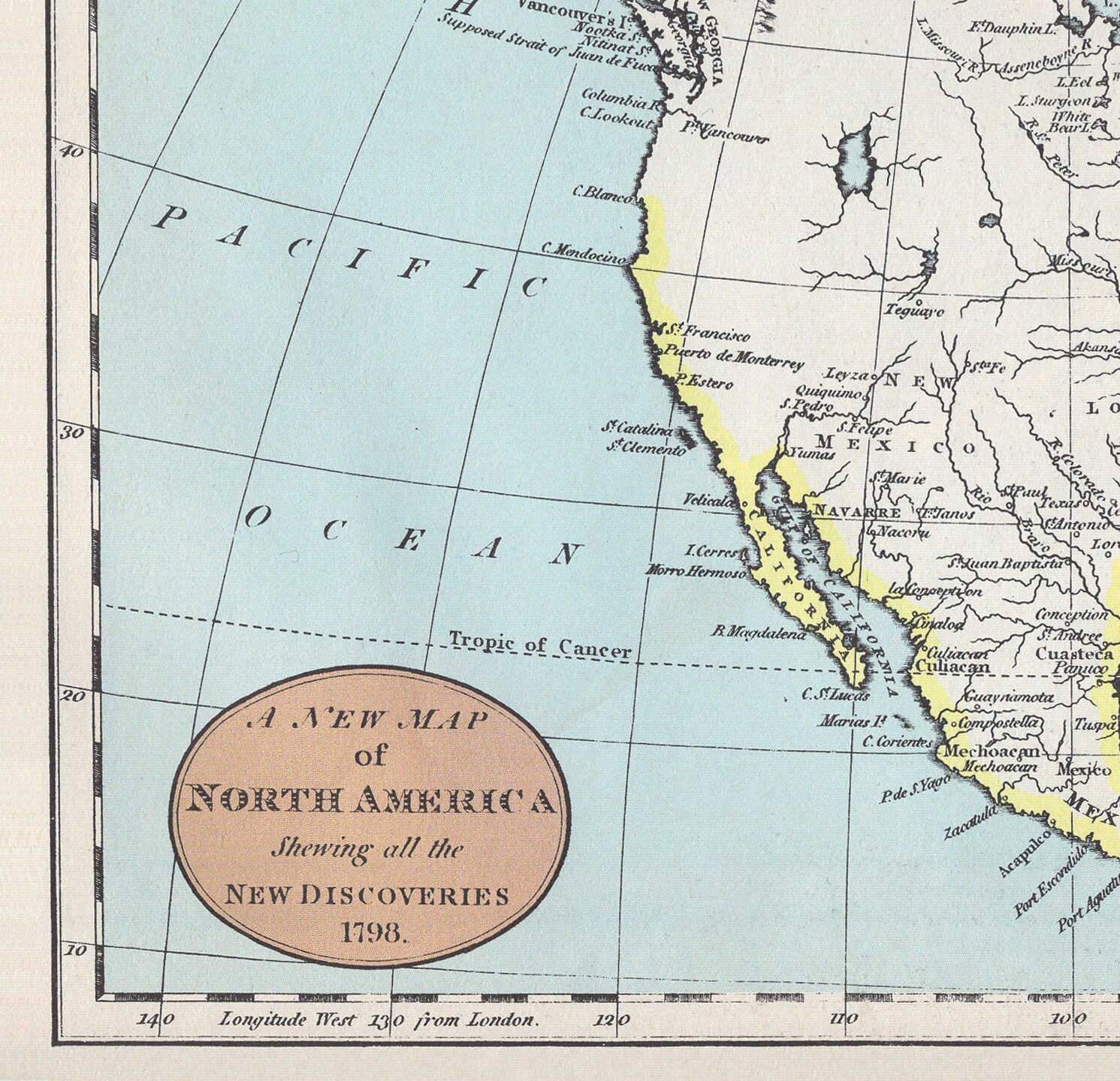 1798 Map of North America | Antique, Vintage | Digital Download - Etsy