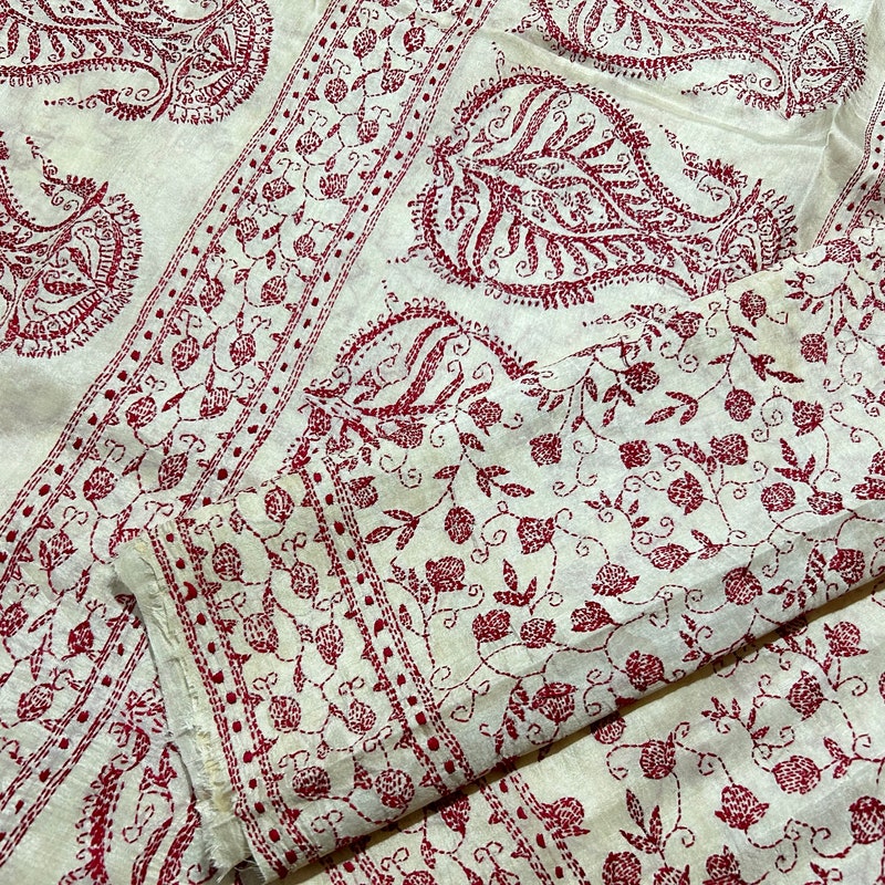 Kantha Fabric - Etsy