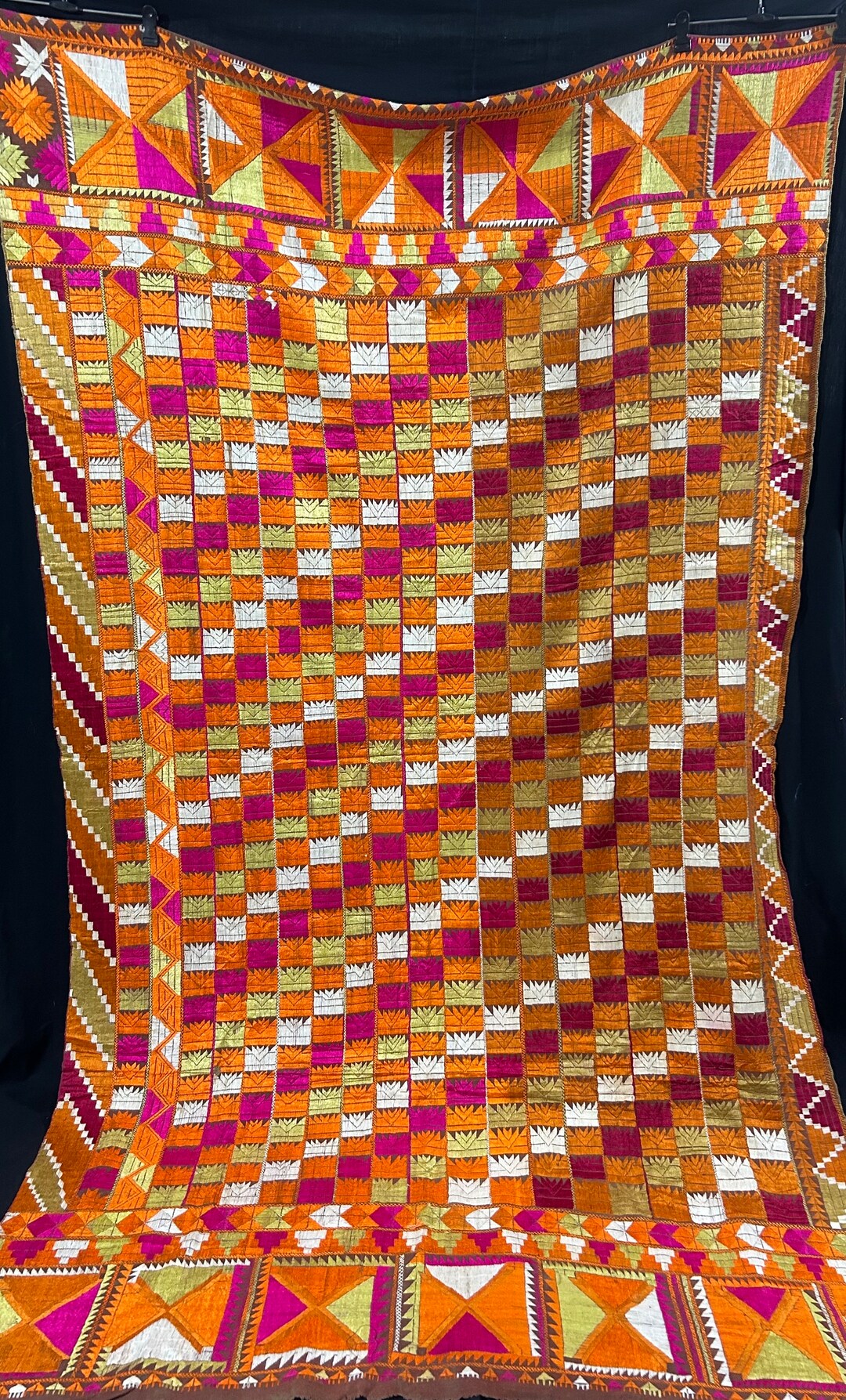 Vintage Phulkari Antique Phulkari Indian Antique Textile Phulkari ...