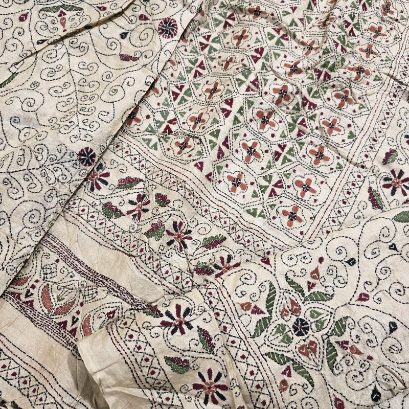 Kantha Tablecloth - Etsy