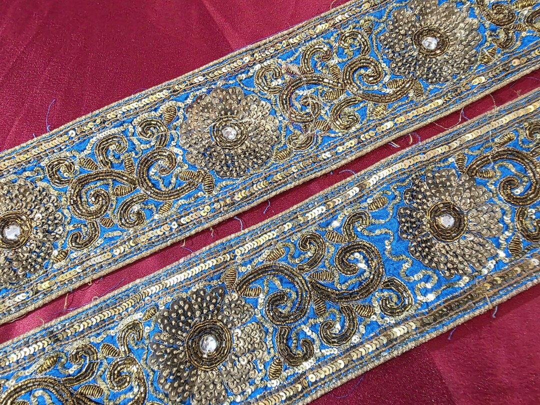 Vintage Saree Border Craft Decor Vintage Sari Trims Indian Sari Border ...