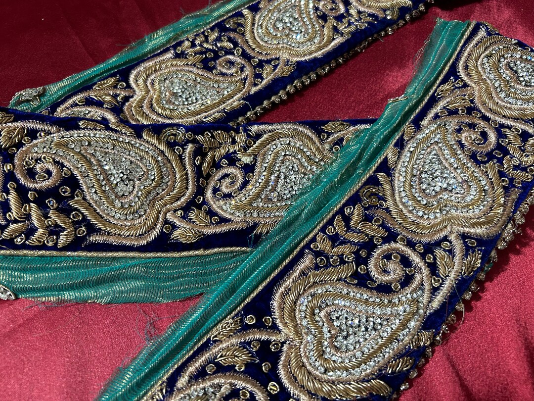 Vintage Saree Border Craft Decor Vintage Sari Trims Indian Sari Border ...